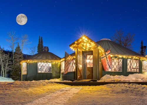 Dine Inside The Viking Yurt In Utah This Winter