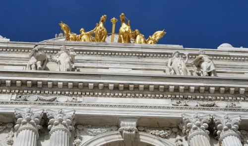 The Iconic Minnesota State Capitol Statue Was Imported