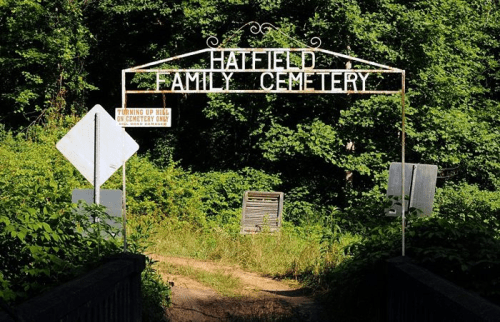 The Devil Anse Hatfield Grave Statue In West Virginia Is From Italy