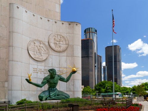 This Iconic Statue In Detroit Michigan Was Imported From Norway
