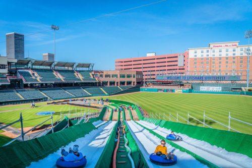 Enjoy The Snow Tubing Hill At Lifeshare WinterFest In Oklahoma