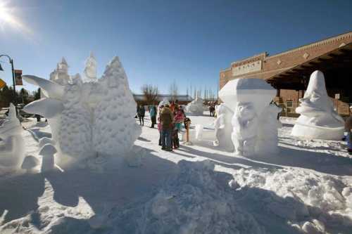 Driggs Snowscapes: Idaho's Snow Sculpting Festival
