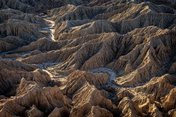 Badlands In Southern California That Look Like Another Planet