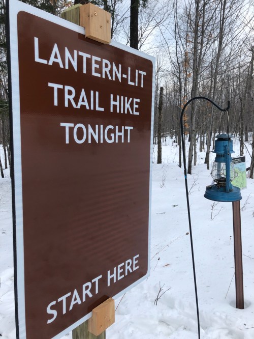 Experience A Lantern-Lit Winter Hike In Ontonagon Michigan