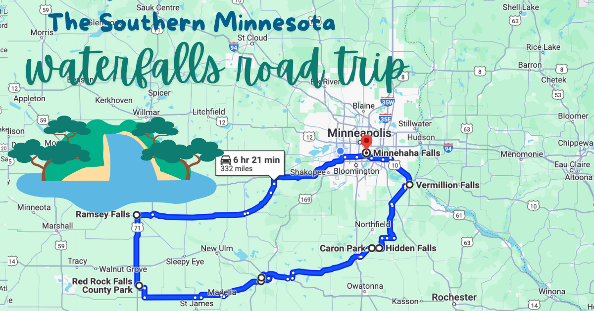 This Minnesota Waterfall Loop Will Take You To 8 Scenic Waterfalls