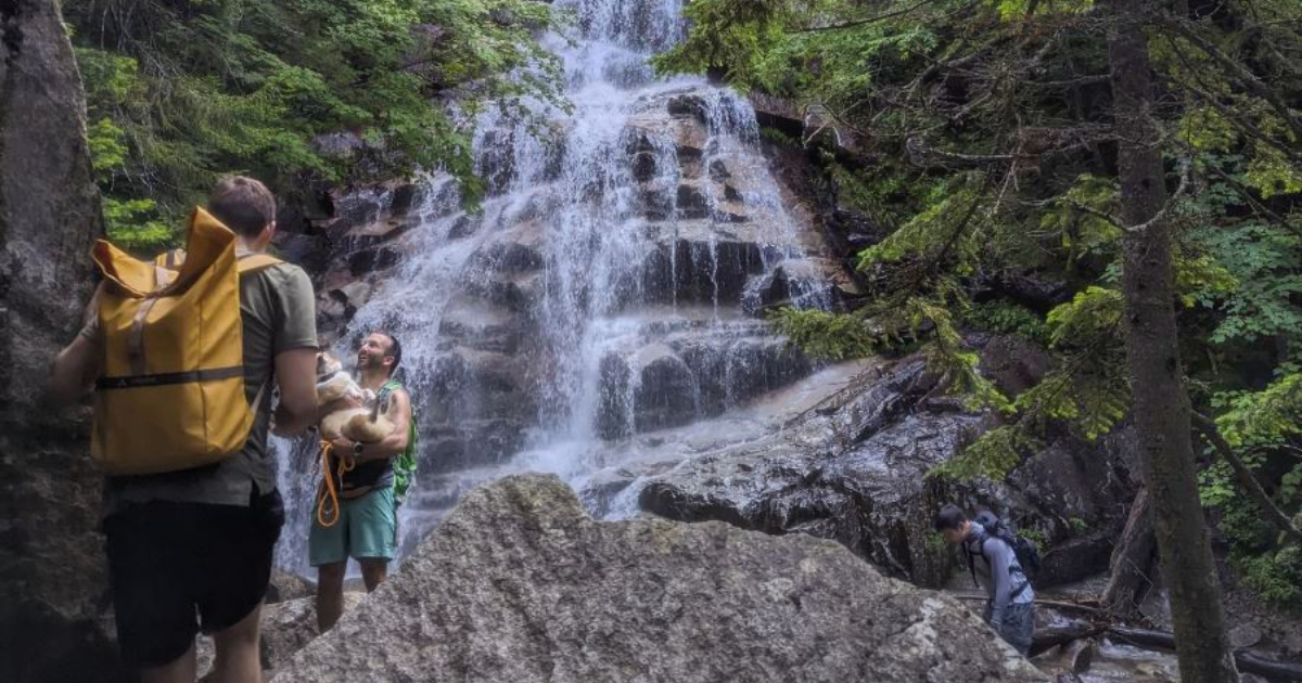 Take A Unique Waterfall Staircase Hike At Franconia Notch In NH