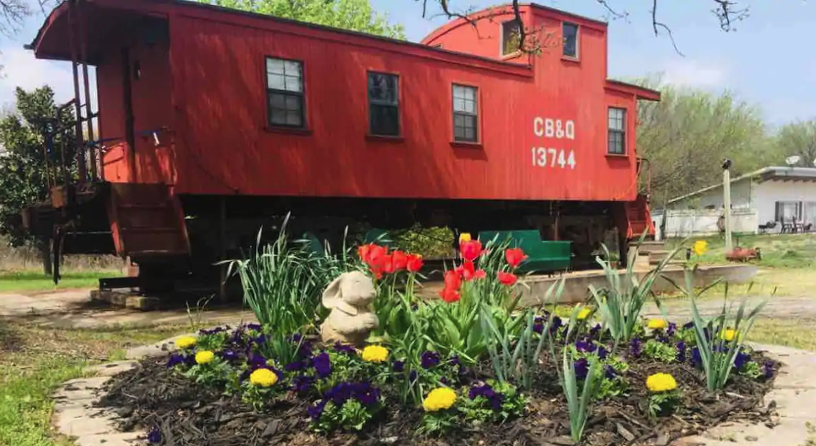Enjoy A Train Ride Then Stay The Night In A Caboose In Oklahoma