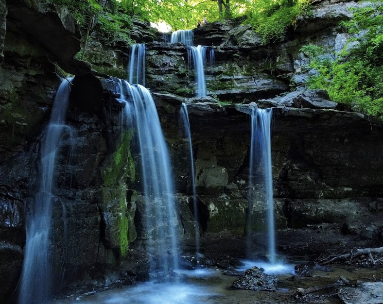 Take An Easy Hike Upstream To A Triple Waterfall In Minnesota