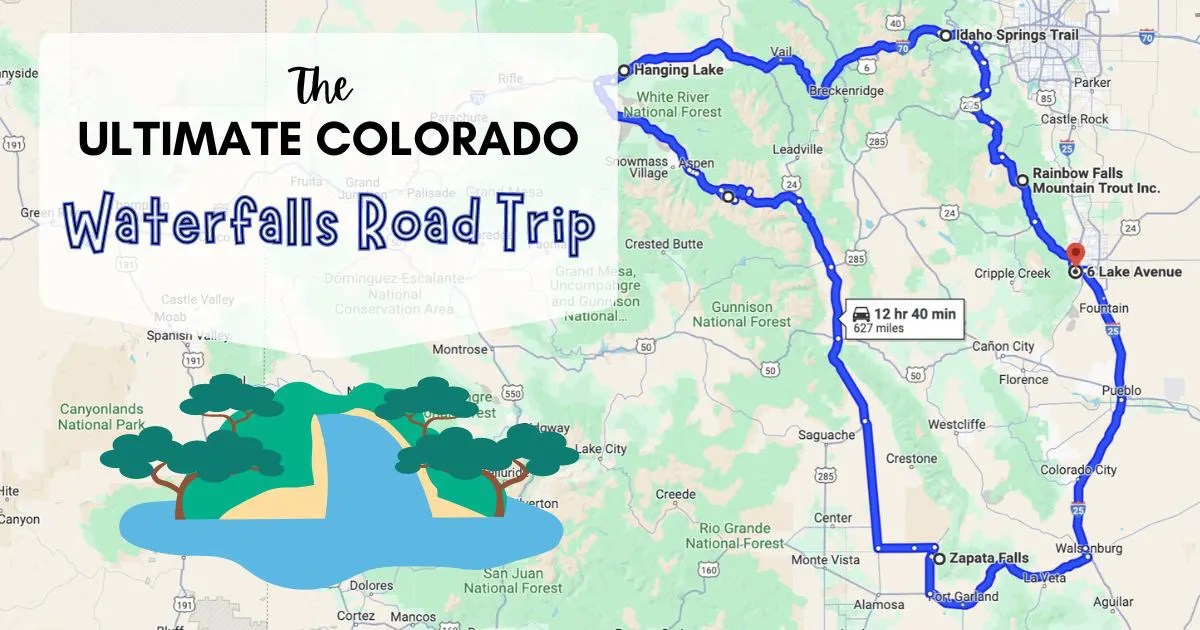 Take This Scenic Colorado Waterfalls Road Trip