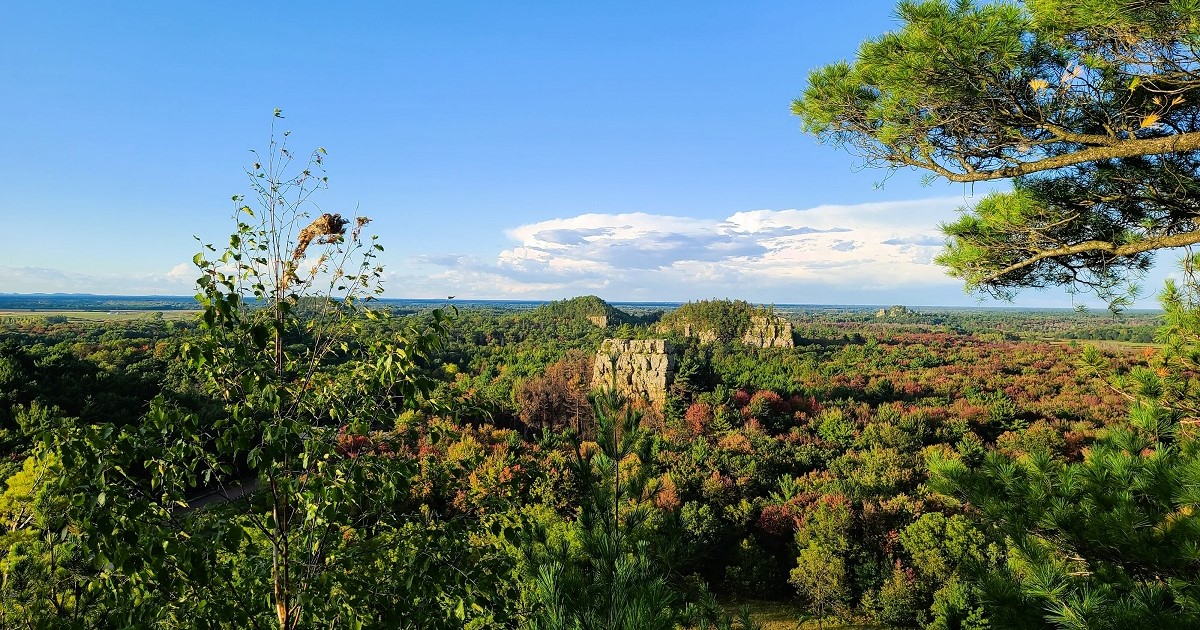 Unique State Park In Wisconsin: Mill Bluff State Park