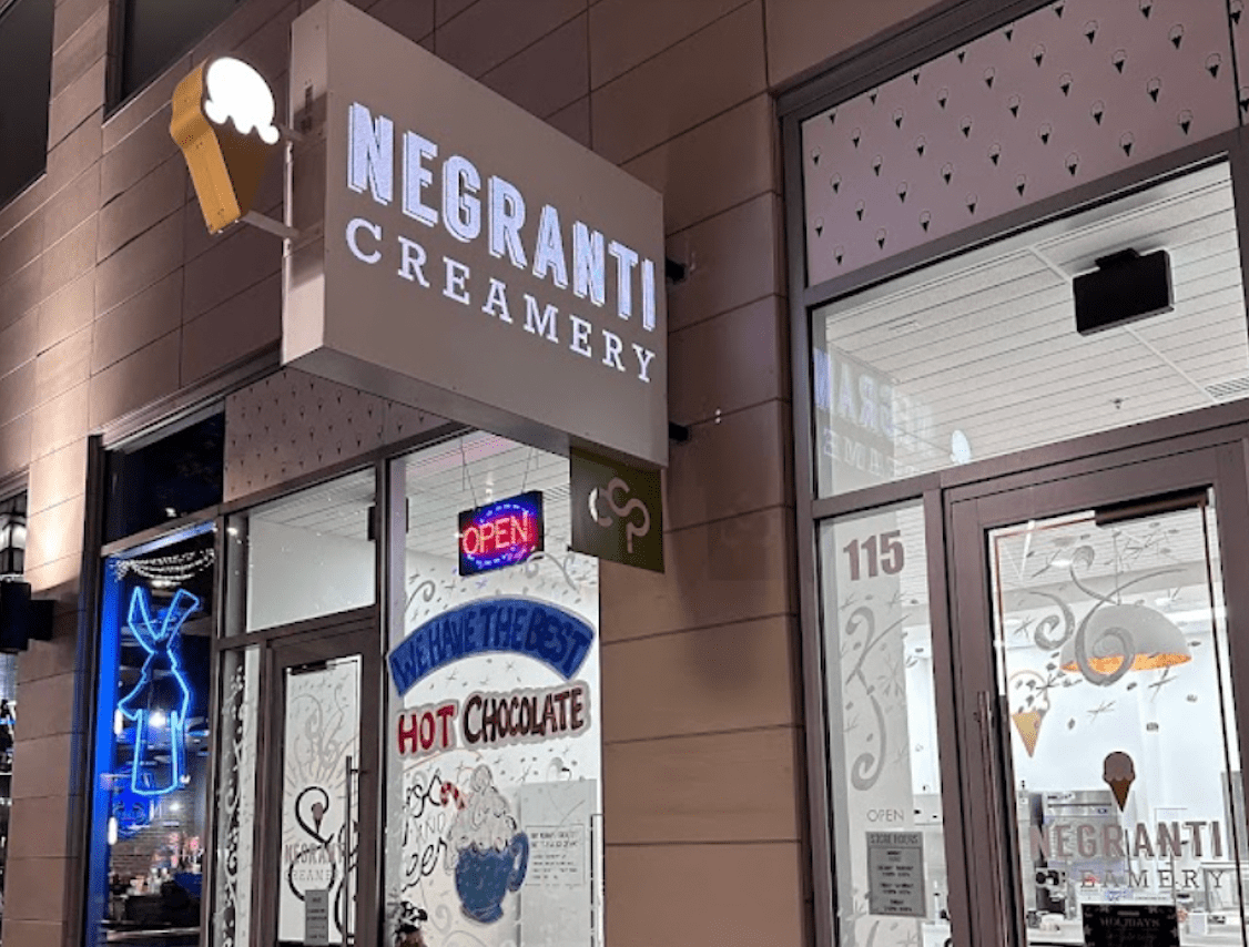 Enjoy An Ice Cream Cone At Negranti Creamery In Idaho
