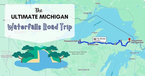 This Michigan Waterfalls Road Trip Will Absolutely Amaze You
