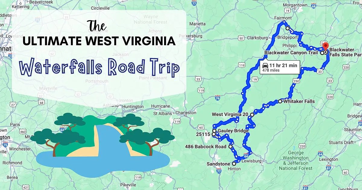 Take This Epic West Virginia Waterfalls Road Trip
