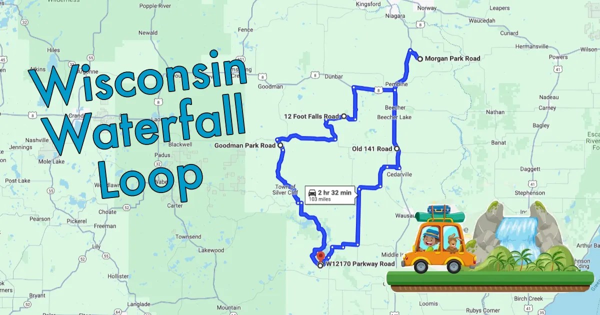 Take This Wisconsin Waterfall Loop Road Trip To 7 Scenic Falls