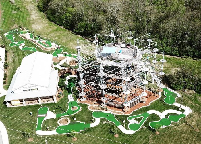 Climb The Soar Adventure Tower In Franklin Tennessee