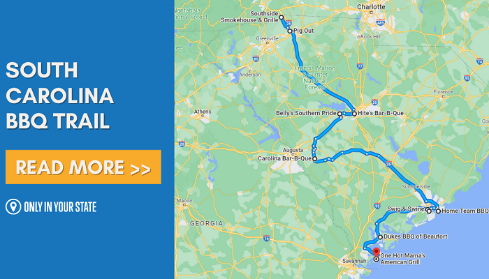 Delicious Must-Visit Stops Along The BBQ Trail In South Carolina