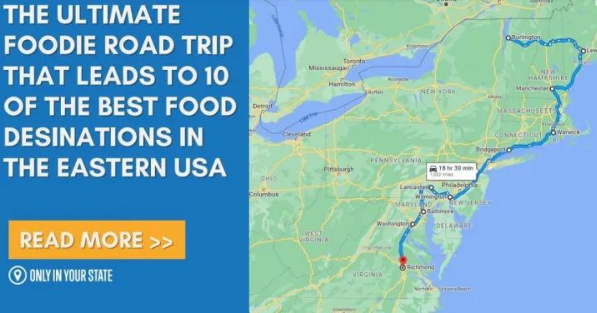 This Foodie Road Trip Takes You To The 10 Best Food Cities Across The ...
