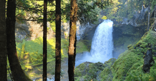 Waterfalls In Oregon: Take This 2.9-Mile Trail To Two Waterfalls