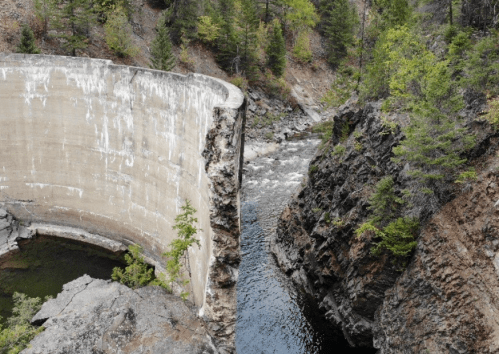 Eileen Dam: Abandoned Idaho Dam On The Moyie River