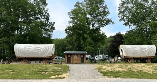 Covered Wagon Campground In Virginia: Wytheville KOA