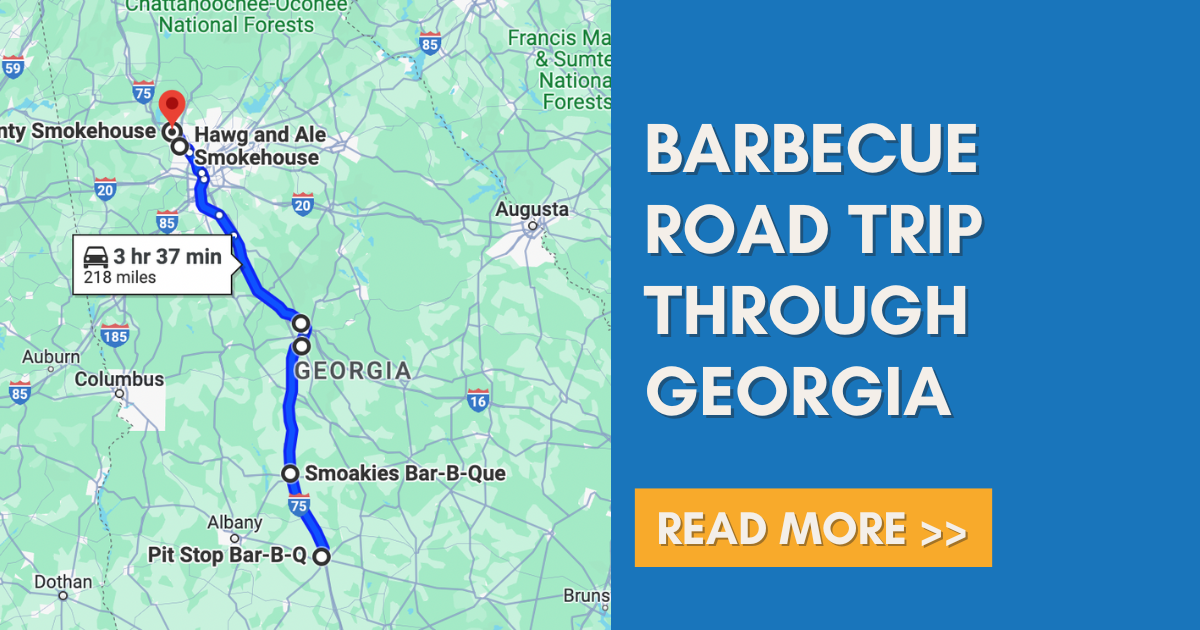 The Most Delicious Georgia Road Trip Takes You To 6 Hole-In-The-Wall ...