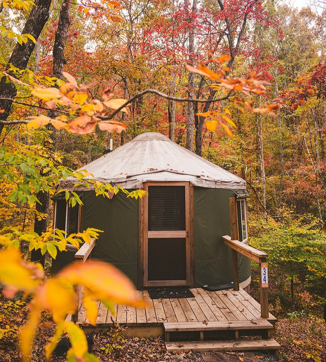 Go Glamping At These 6 Campgrounds In North Carolina With Yurts For An ...