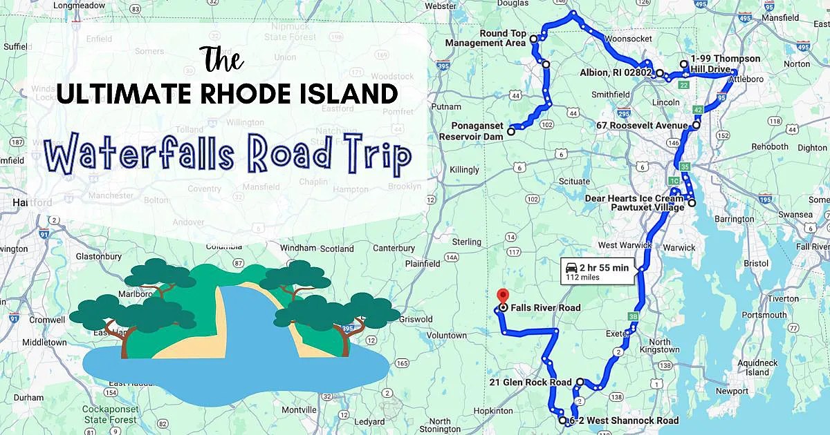 Follow The Ultimate Rhode Island Waterfalls Road Trip