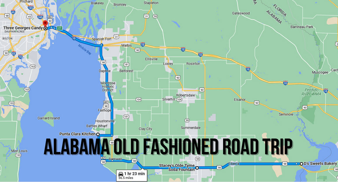 Take This Old Fashioned Road Trip In Alabama