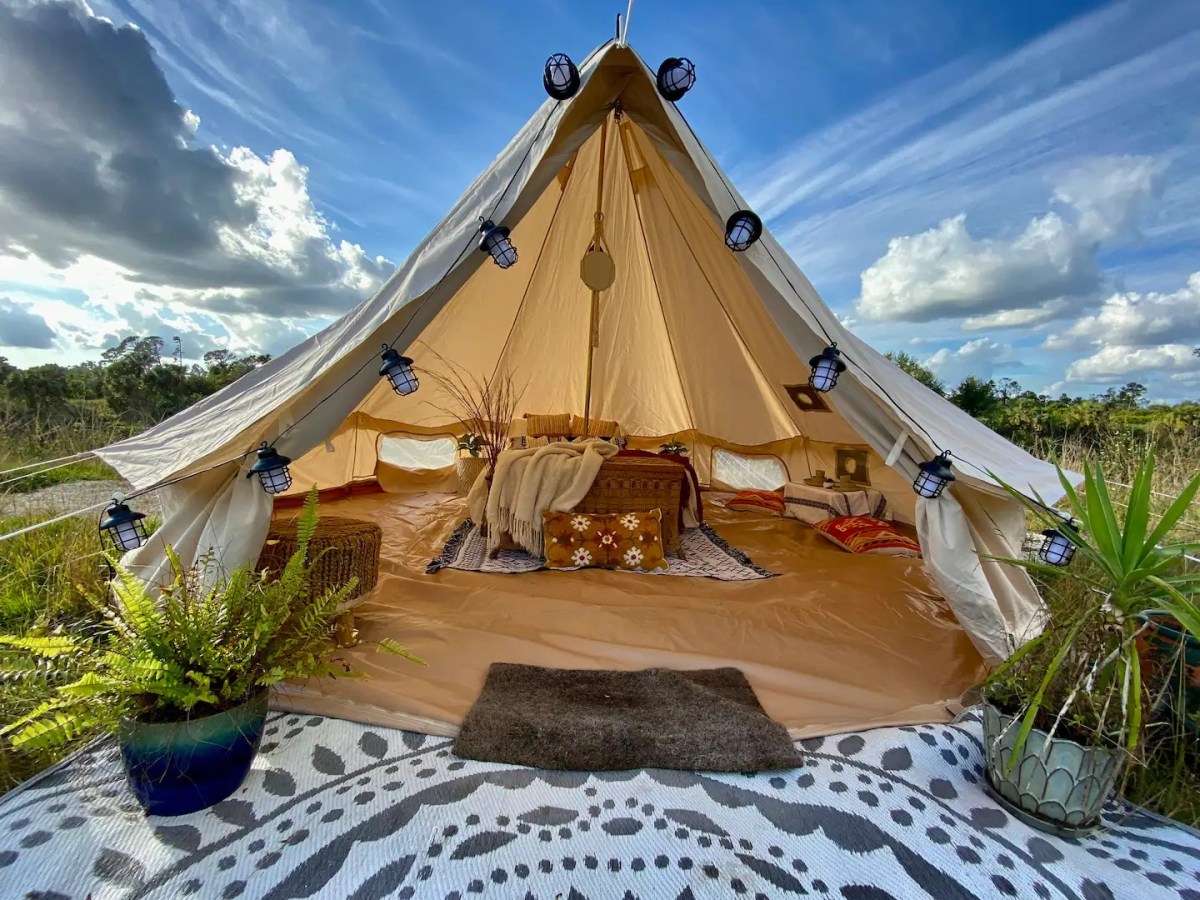 Spend The Night At This Off-Grid Campsite In Florida