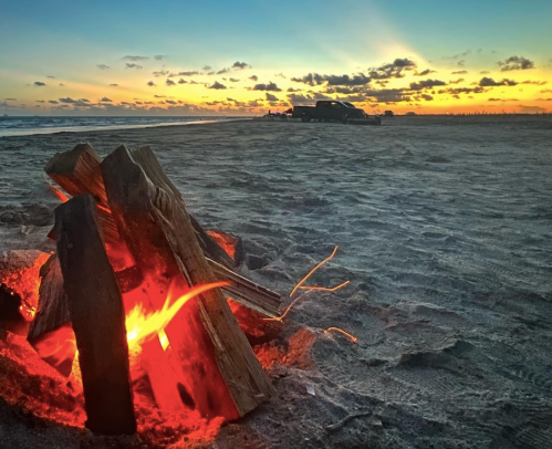 Drive Right Up To The Beach At Rutherford Beach in Louisiana