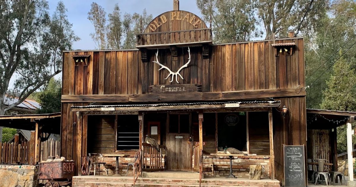The Old Place Is A Historic Old West Restaurant In Cornell