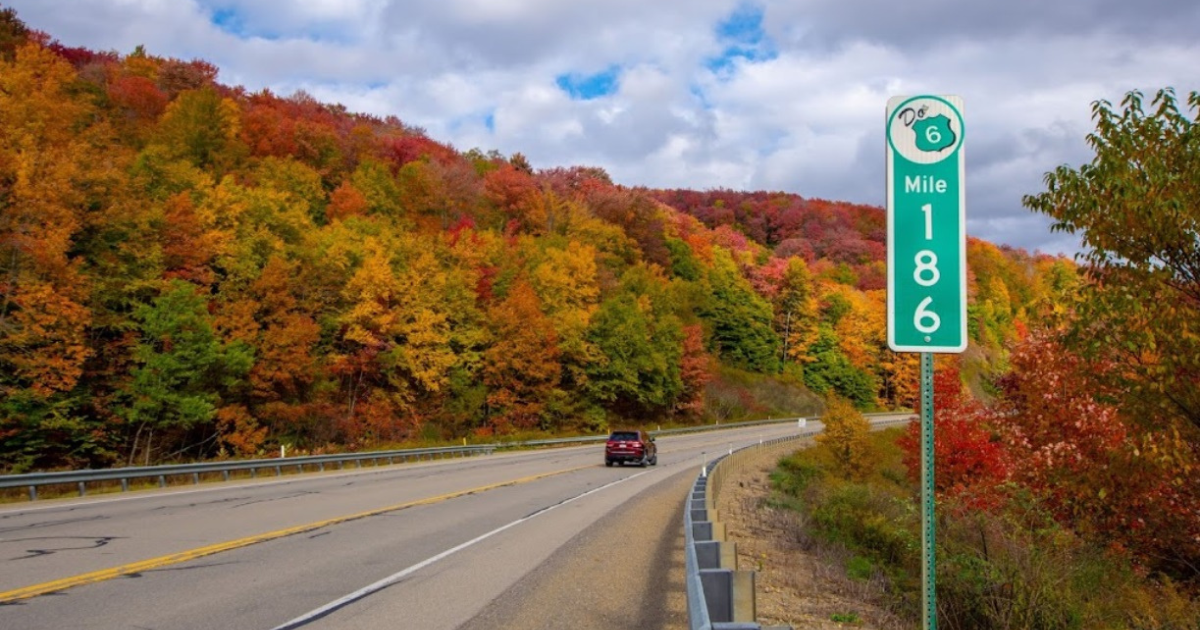 Scenic Drive Along Pennsylvania Route 6