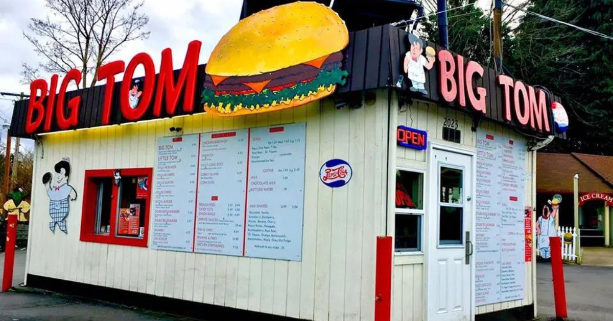 First Drive Thru Fast Food Joint: Eastside Big Tom's In Washington