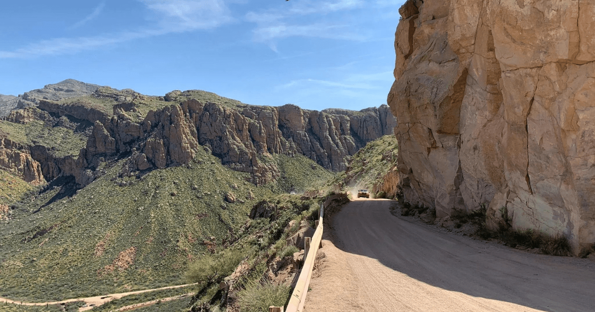 Apache Trail Scenic Drive in Arizona Near Apache Junction