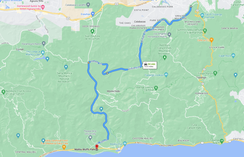 This Malibu Drive To Malibu Bluffs Park Is Beautiful