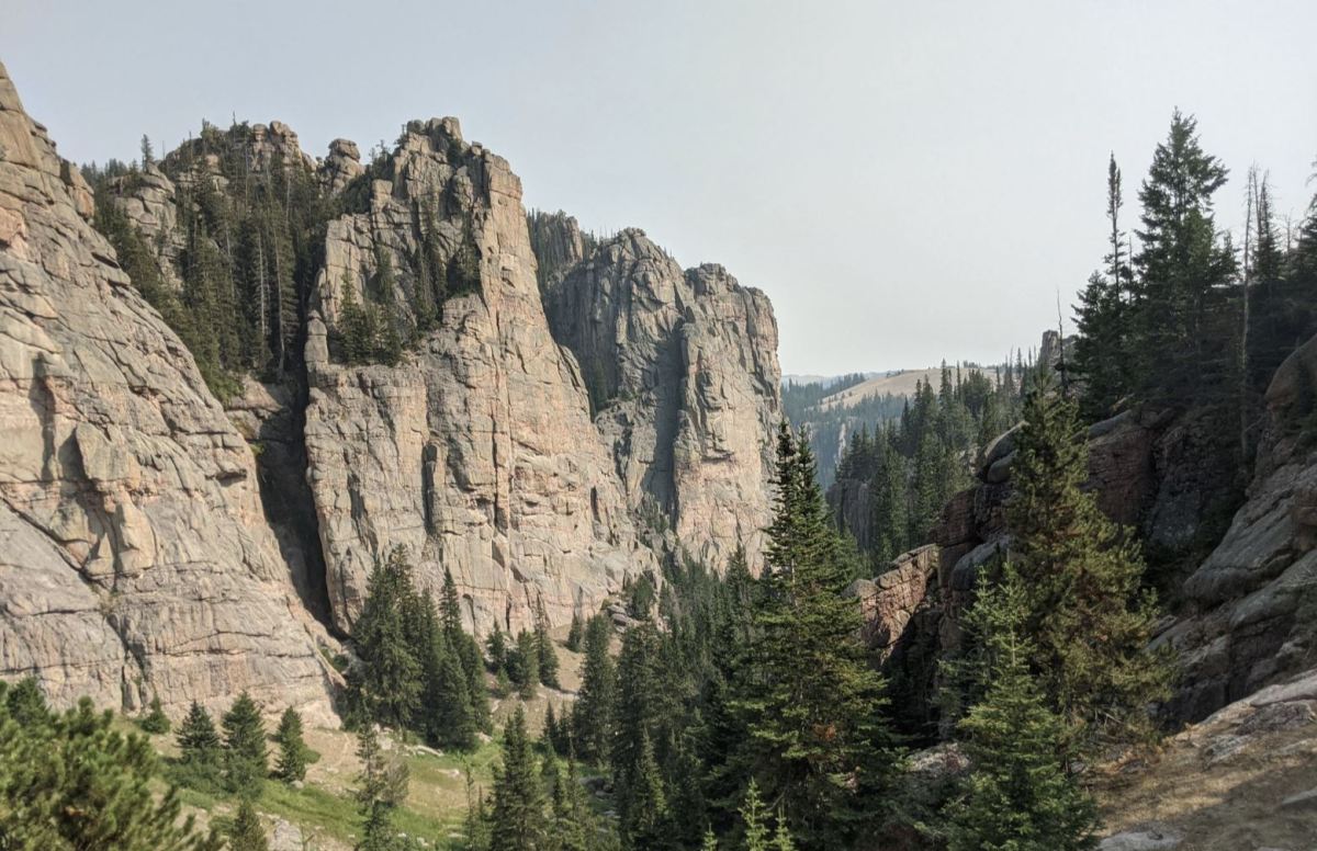 The Hike To Paradise Falls In WY Has Views Around Every Corner