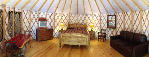 Unique Yurt Camping at Robbers Cave State Park, Oklahoma