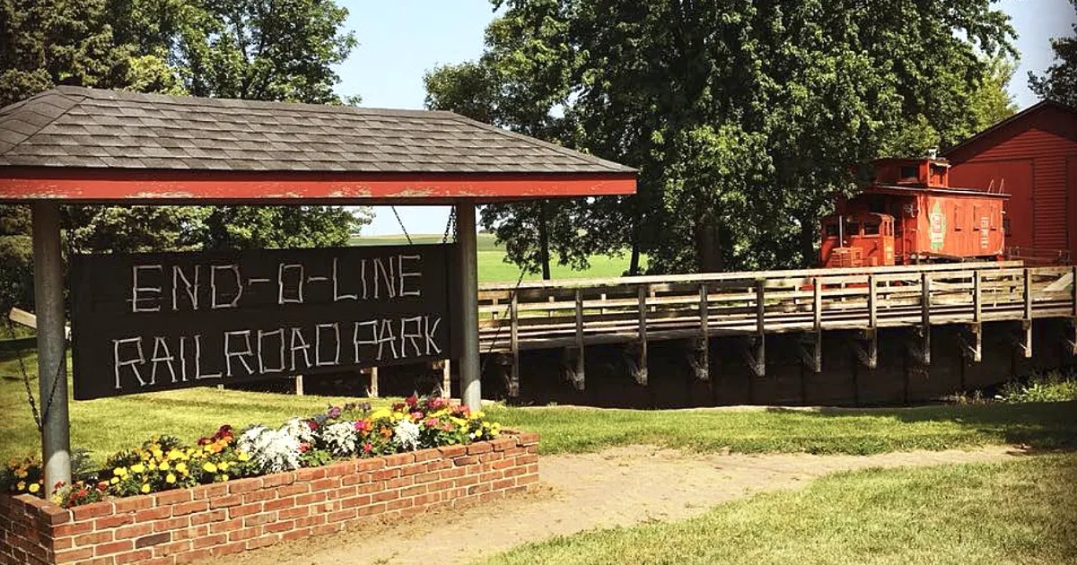 Minnesota Railroad History At End-O-Line Park In Currie Minnesota