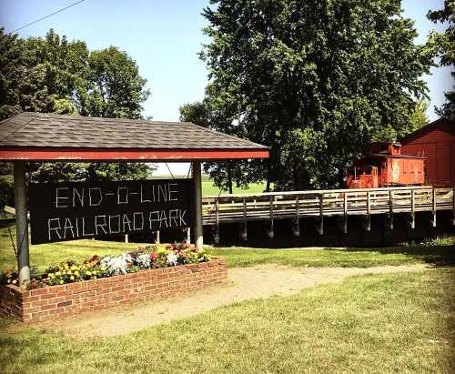 Minnesota Railroad History At End-O-Line Park In Currie Minnesota