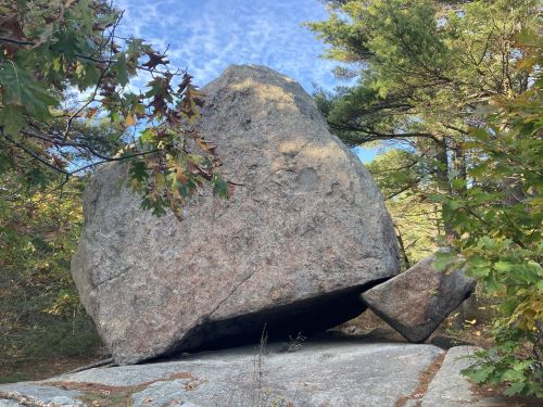Hike To The Monoliths Rock Formations In Essex Massachusetts