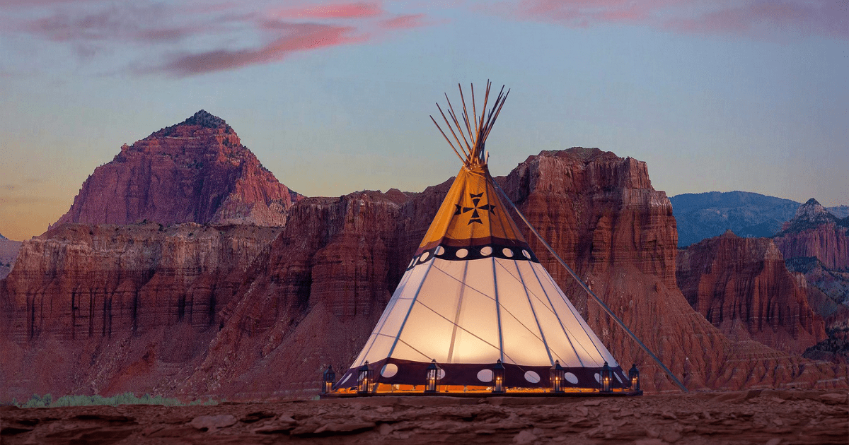 Epic Teepee Camping At Capitol Reef Resort In Utah
