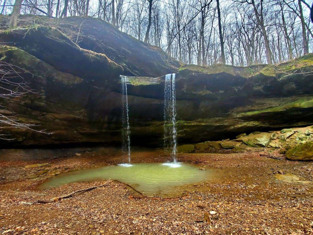 Hike To A Breathtaking Secret Waterfall In Indiana