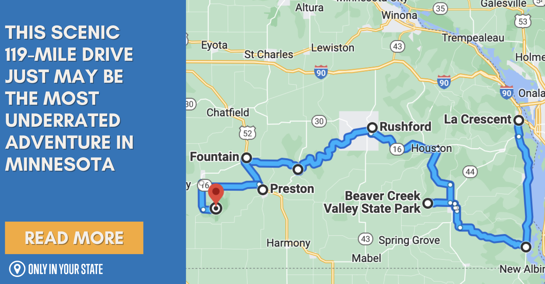 This Minnesota Bluff Country Scenic Drive Is Stunning