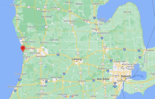 Kirk Park Loop : A Scenic Forest Trail In West Olive Michigan