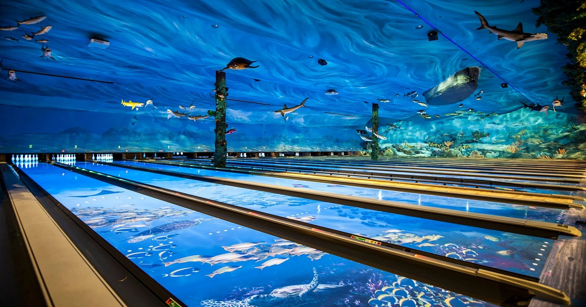 Underwater-Themed Bowling Alley: Uncle Buck’s, Round Rock, TX