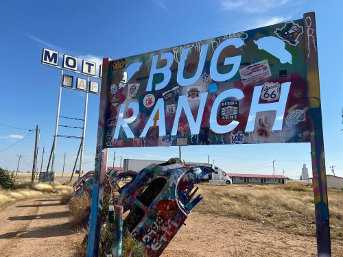 Roadside Attractions In Texas: Slug Bug Ranch In Panhandle
