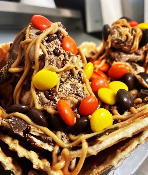 Ice Cream Nachos At Scoops Of Agawam In Feeding Hills, MA