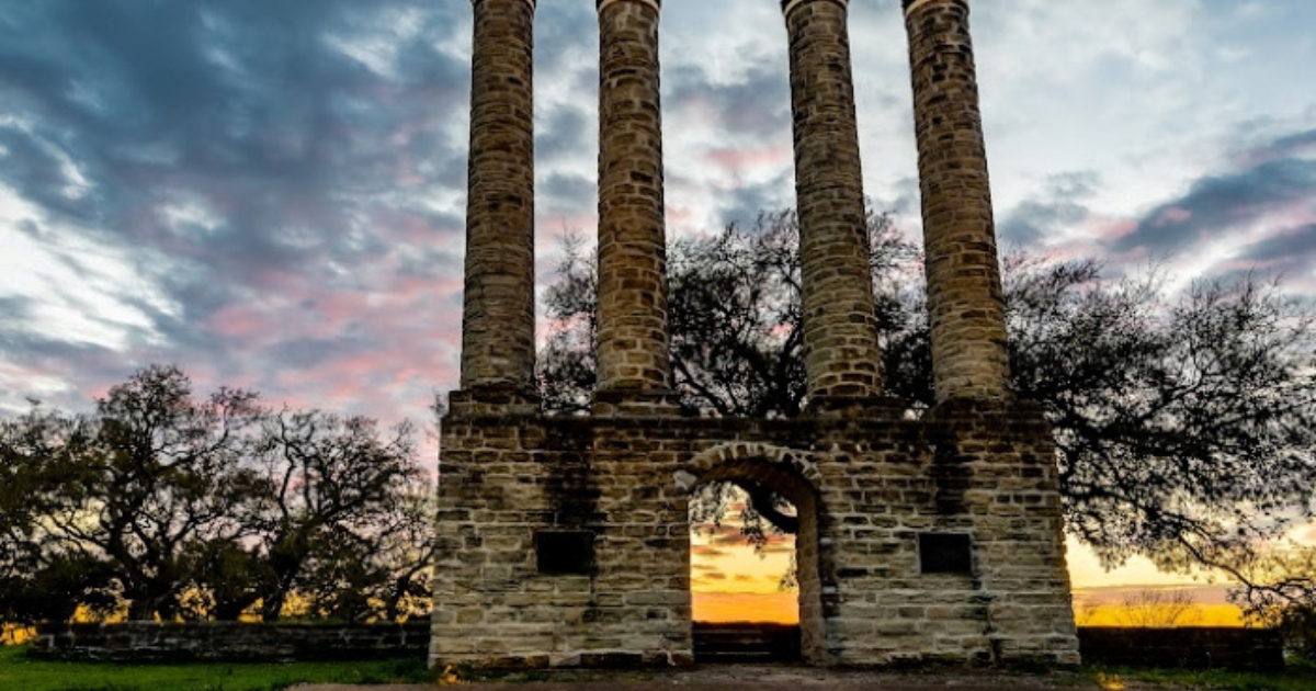 Old Baylor Park In Independence, Texas: Baylor University Ruins