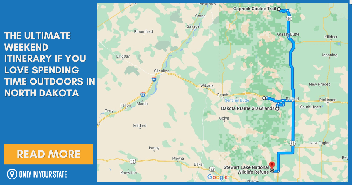 2-day Itinerary For Outdoor Adventures & Activities In North Dakota