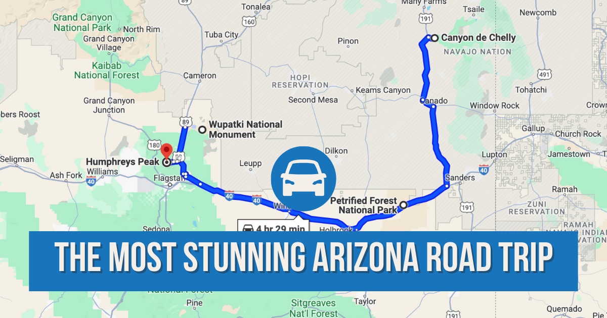 The Stunning Arizona Drive That Is One Of The Best Road Trips You Can ...